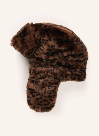 Kangol Kunstfell-M&uuml;tze braun
