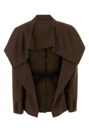 Loewe Wool Blazer - Brown