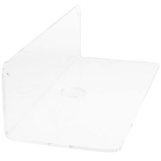 Artibetter Transparentes Acryl wandregal Schwebendes Aufbewahrungsregal Kreatives Platzsparendes Wandmontiertes Regal f&uuml;r Bad K&uuml;che und Wohnzimmer Vielseitiges L