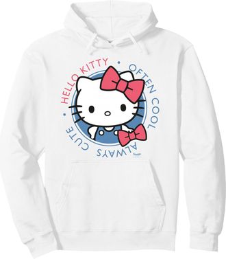 Hello Kitty Cool, niedliche Liebe, s&uuml;&szlig;e Freundschaft, lustige Pose, klassisch Pullover Hoodie