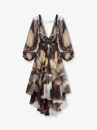 Mes Demoiselles... Pucha viscose dress with all-over print - MES DEMOISELLES - gender_Woman
