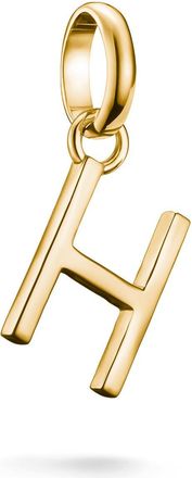 Thomas Sabo Thomas Sabo Charm Club Connect Charm-Anhänger Buchstabe H 18k Vergoldung Recyceltes 925 Silber CC1214-413-39