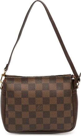 Louis Vuitton Crossbody Bags - Damier Ebene Trousse Pochette - Gr. unisize - in Braun - für Damen