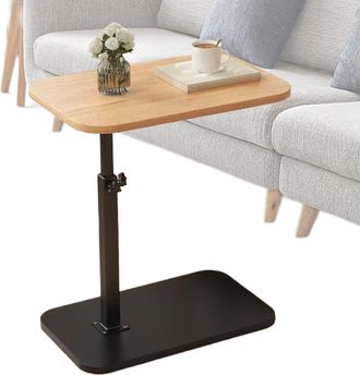 Generic C TABELLE - Compact Swivel Sofa -schreibtisch, Rotierender Kleiner Beistelltisch | Tragbarer Nachttisch, Unter Sofa, Rollender Laptopst&auml;nder, Home Off