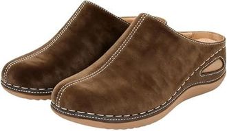 Generic Sabots Mules Femme Bout Ferm&eacute; Slip-on Chaussures dInt&eacute;rieur &agrave; Semelle Compens&eacute;e Confortables Pantoufles L&eacute;g&egrave;res Chaussures D&eacute;contract&eacute;e pour Printemps