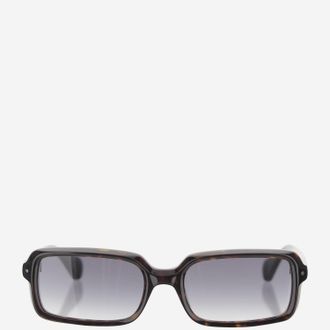 Carven Womens Square Acetate Sunglasses Tortoiseshell