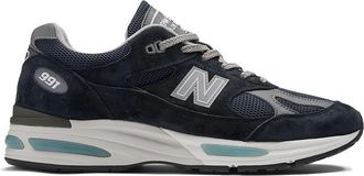 New Balance Homme, Sport, Bleu, Taille: 42 1/2 EU Chaussures de running 991v2