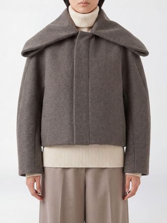 Victoria Beckham Einreihiger Kurzmantel aus Wolle und Kaschmir mit &uuml;berschnittenen Schultern