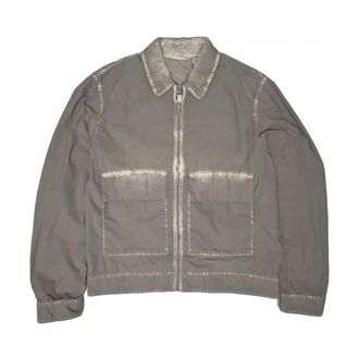 Ten c Schatten gef&auml;rbte Spray Jacke - - Jackets - Herren - Grau - XL