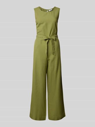 Vila Jumpsuit aus Viskose-Baumwoll-Mix mit Leinen-Anteil
