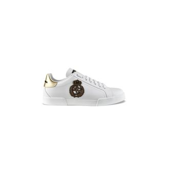 Dolce & Gabbana Homme, Chaussures, Blanc, Taille: 46 EU Portofino Low Baskets