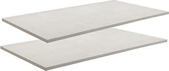 Composad | Paar Regale f&uuml;r Schr&auml;nke AR8994/AR8995/AR8999 der Linie Systema, interne Regale f&uuml;r Schrank, Abmessungen (BxHxT) 72,30 x 1,80 x 55,40 cm, Made in It