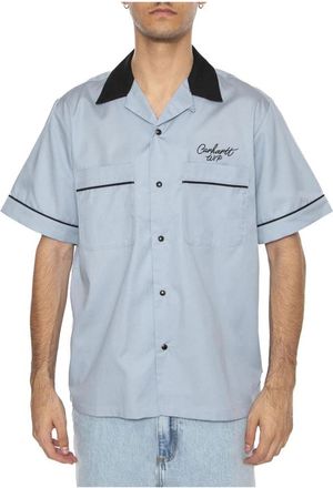 Carhartt Work in Progress Homme, Chemises, Bleu, Taille: S Short Sleeve Shirt