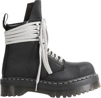 Rick Owens Dr. Martens x Rick Owens Quad Sole Steel Toe Boots