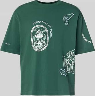 Maison Kitsun&eacute; Oversized T-Shirt aus Bio-Baumwolle