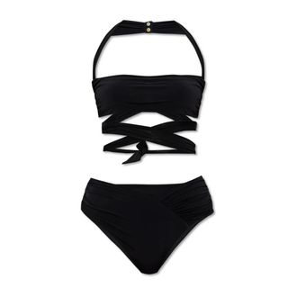 Balmain Zweiteiliger Badeanzug - - Swimwear - Damen - Schwarzk - XL