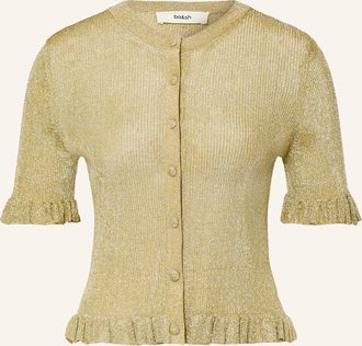 BA&SH Ba&Sh Strickjacke Zibo Mit R&uuml;schen gold