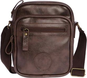 Coronel Tapiocca Homme Bandoulière Luigi Sac Bandouli re Marron, Marron, Taille unique EU
