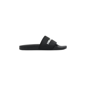 Karl Lagerfeld Kondo II Long Logo Slide - - Shoes - Herren - Schwarzk - 41 EU