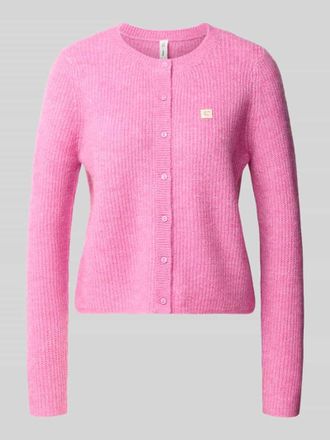 Only Strickjacke mit Label-Patch