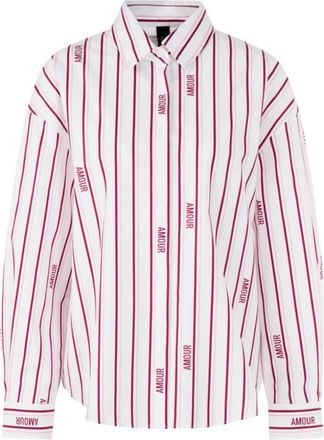 Marc Cain Rethink Together Gestreiftes Hemdbluse - - Blouses & Shirts - Damen - Mehrfarbig - 3XL