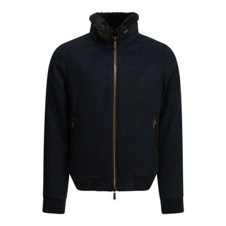 Moorer Blouson Bomber Bellati LS9 - Homme - Vestes - Bleu - Taille: M