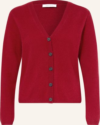 Darling Harbour Darling Harbour Strickjacke Aus Cashmere rot