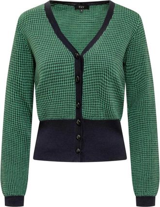 Fay Femme, Pulls, Multicolore, Taille: 42 FR Cardigan &agrave; manches longues