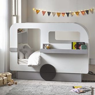 Julian Bowen Tourer Caravanbett - Vaporgrau und Wei&szlig;