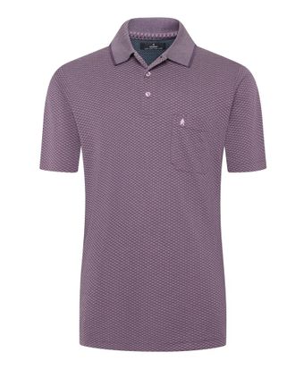 Ragman Pflegeleichtes Poloshirt mit Brusttasche und 3D-Print in