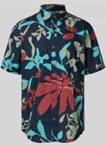 Lerros Regular Fit Freizeithemd aus Baumwoll-Leinen-Mix