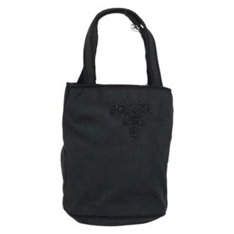 Prada Sac seau en nylon Pre-owned - Femme - Pre-owned - Noir - Taille: ONE Size