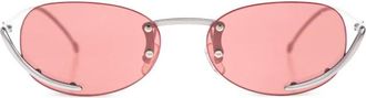 Diesel unisex, Accessoires, Rose, Taille: 53 MM Oval Lunettes de soleil