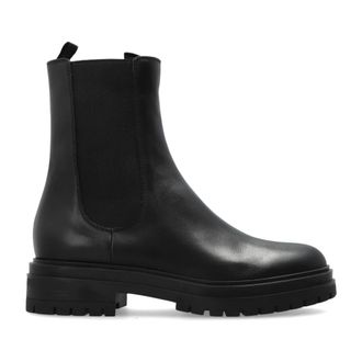 Gianvito Rossi Femme, Chaussures, Noir, Taille: 40 EU Chester Bottes &agrave; cheville