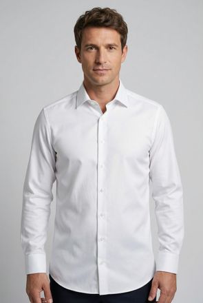Olymp Businesshemd OLYMP No. Six super slim, Herren, Gr. 37, N-Gr, beige (hellbeige), Obermaterial: 97% Baumwolle, 3% Elastolefin, Hemden