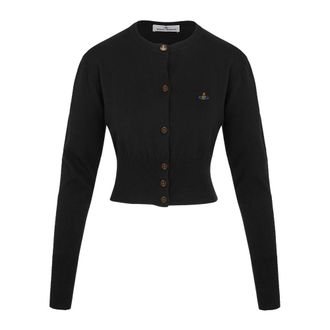 Vivienne Westwood Femme, Pulls, Noir, Taille: 36 FR Bea Cardigan