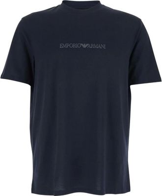 Emporio Armani Homme, Tops, Bleu, Taille: L T-Chemises