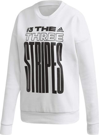 adidas W Mhe Gr Sweat Sweatshirt für Damen M weiß