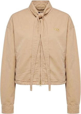 Diesel Femme, Vestes, Beige, Taille: 34 FR Light Vestes
