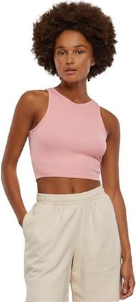 Urban Classics Haut Court c&ocirc;tel&eacute; pour Femme Tricot, Rose citronnelle, XXL