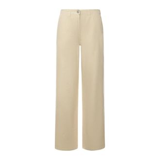 Magda Butrym Wide Hosen - - Trousers - Damen - Beige - S