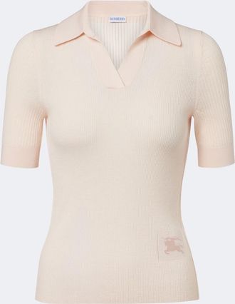 Burberry Polohemd EKD aus Rippstrick