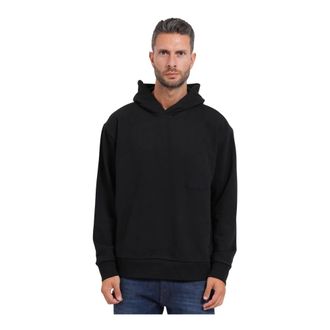 HUGO BOSS Kapuzenpullover mit entspannter Passform - - Sweatshirts & Hoodies - Herren - Schwarzk - S