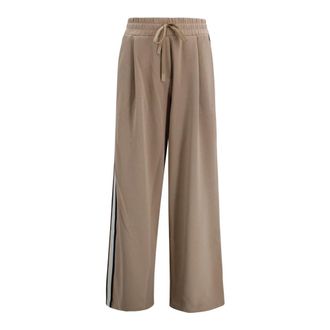 Max Mara Double-faced Jersey Hosen - - Trousers - Damen - Braun - M