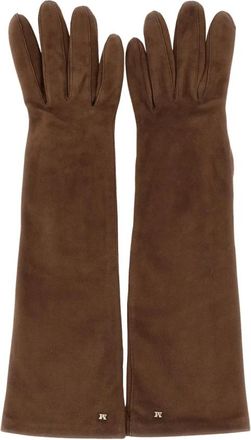 Max Mara Femme, Accessoires, Brun, Taille: 7 1/2 IN Guanti