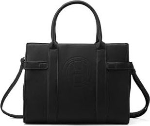 Queen Helena Grand sac à main avec bandoulière amovible élégant femme M1059N, Noir