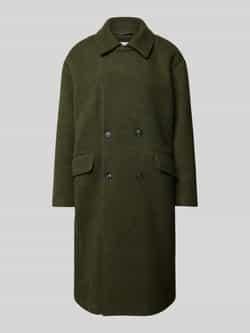 American Vintage Mantel aus Leinen-Mix mit Umlegekragen Modell BAZYBAY