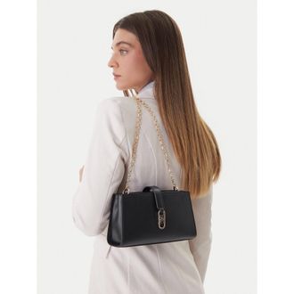 Tommy Hilfiger Handtasche Tommy Hilfiger Th Libre Chain Crossover AW0AW18614 Schwarz