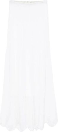 Forte_Forte Damen, R&ouml;cke, Wei&szlig;, MGr&ouml;&szlig;e