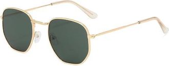 Generic Lunettes De Soleil D&eacute;coratives En M&eacute;tal For Hommes Et Femmes(Green)